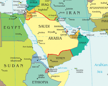 La península arábiga :: ENCICLOPEDIA JOSKAT